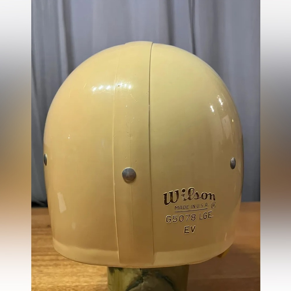 Antique Football Helmet Wilson Football Helmet Made I… - Gem